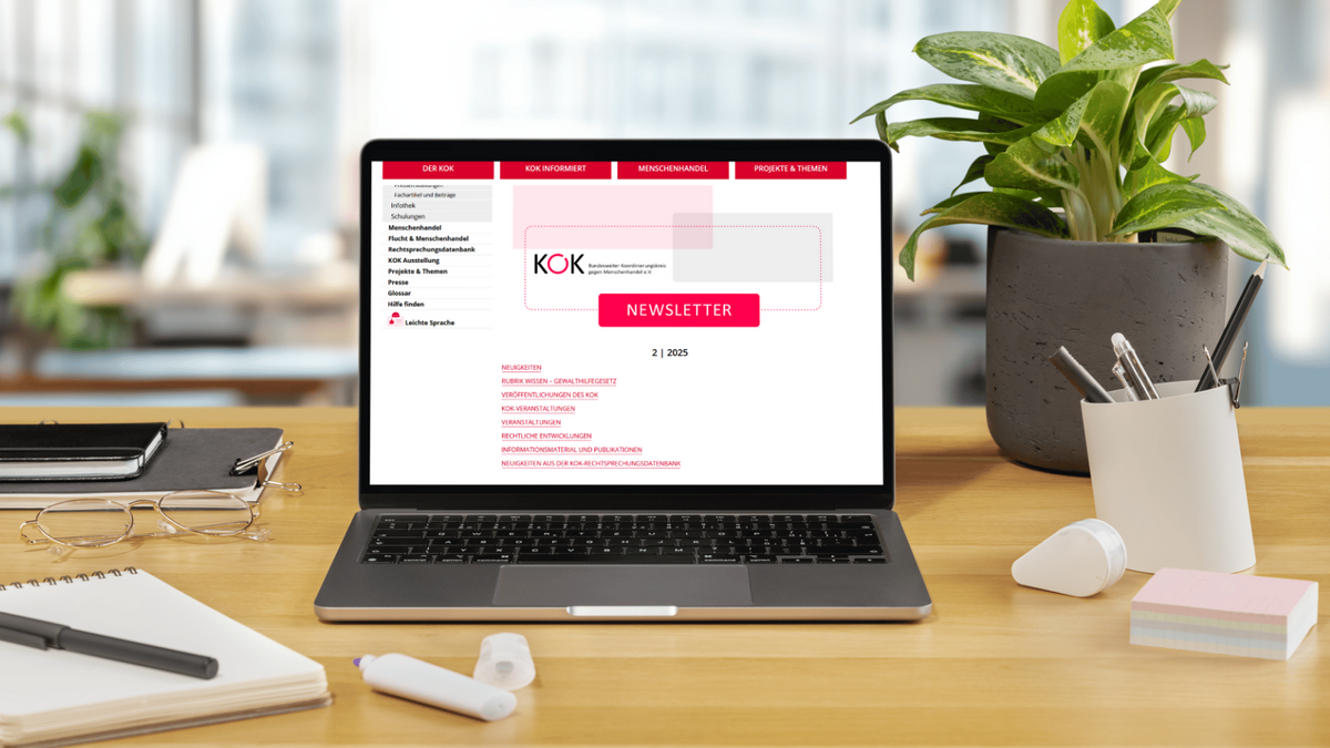KOK-Newsletter 02/2025 | KOK gegen Menschenhandel